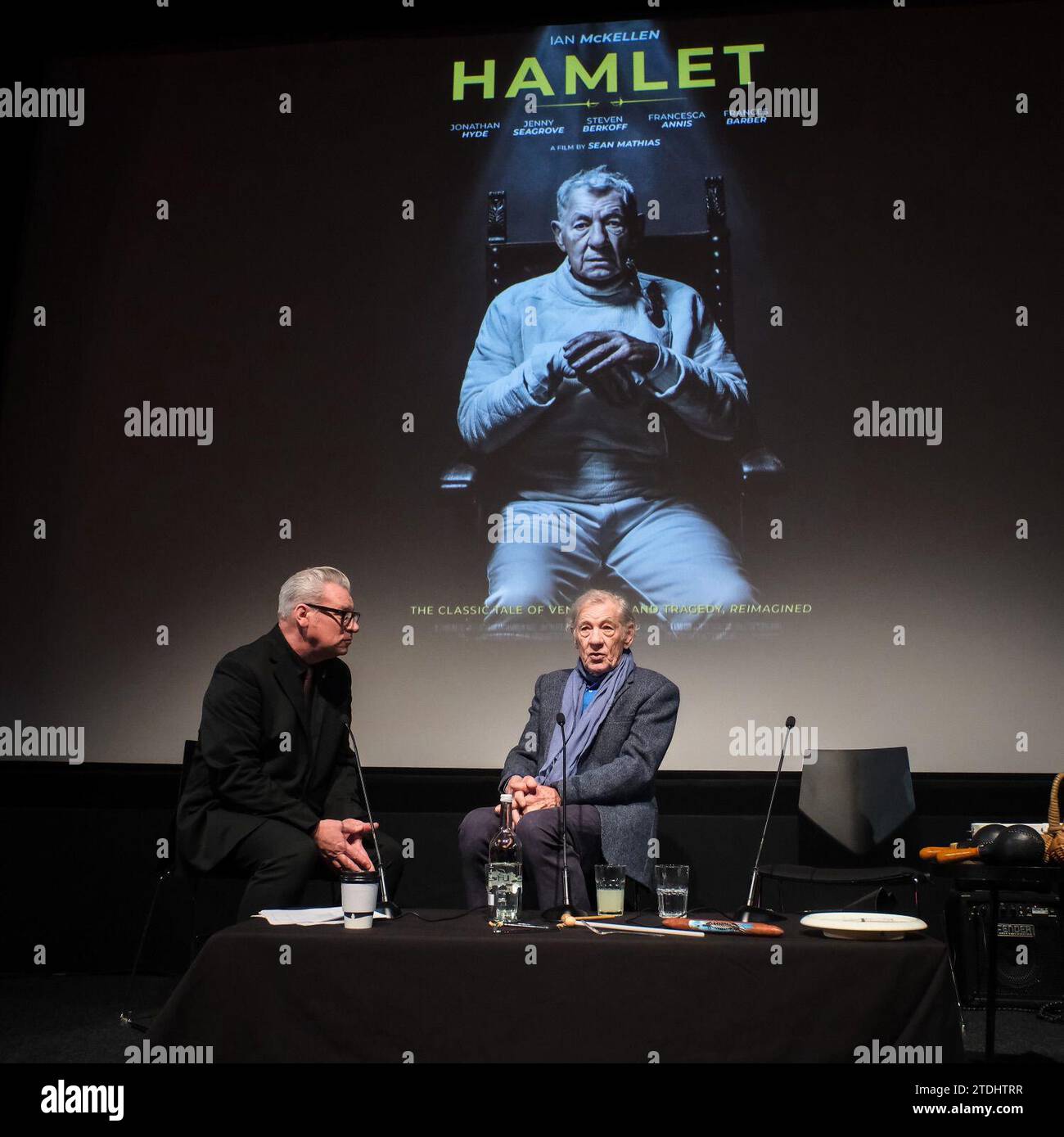 London, UK. 18th Dec, 2023. Sir Ian McKellen and Mark Kermode ...