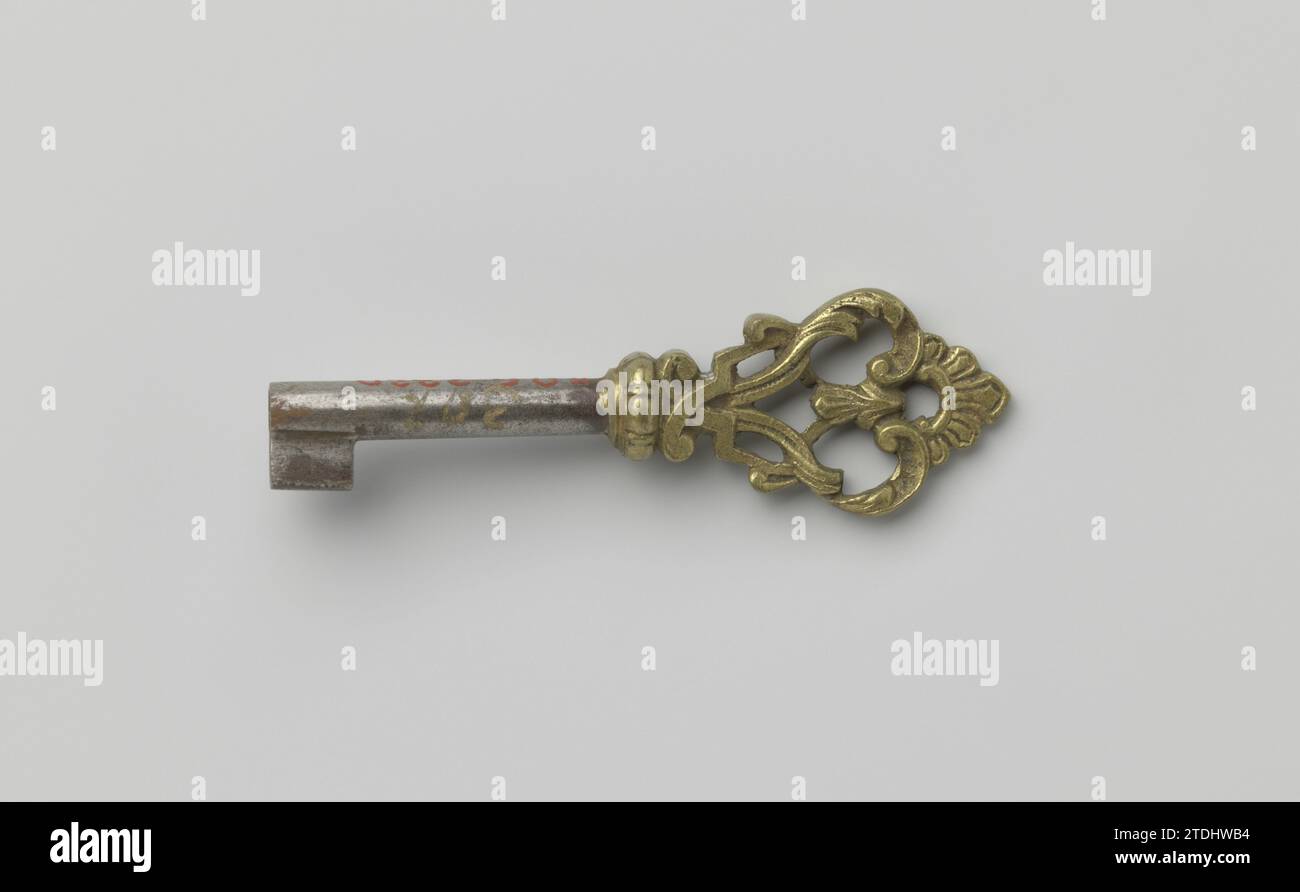 Pipe key, c. 1700 - c. 1800 Pipe key whose narrow handle is formed by ...
