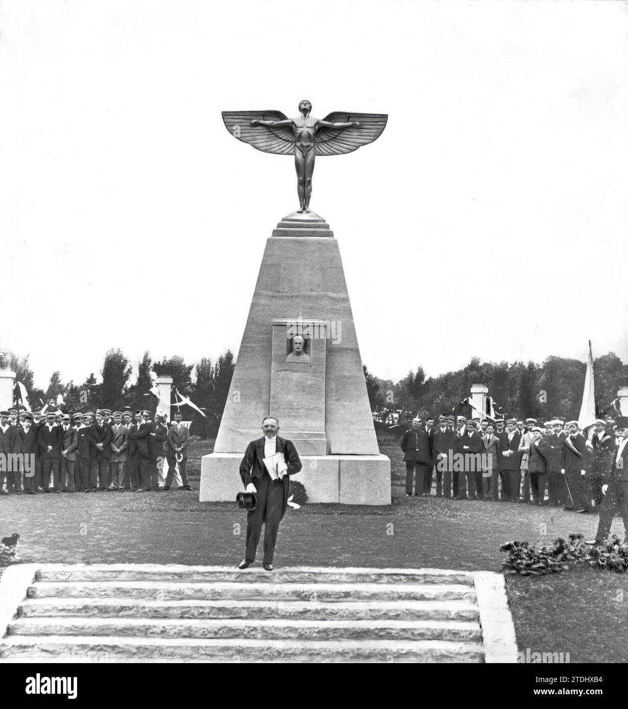 05/31/1914. Inauguration of a monument in Germany. The famous German ...