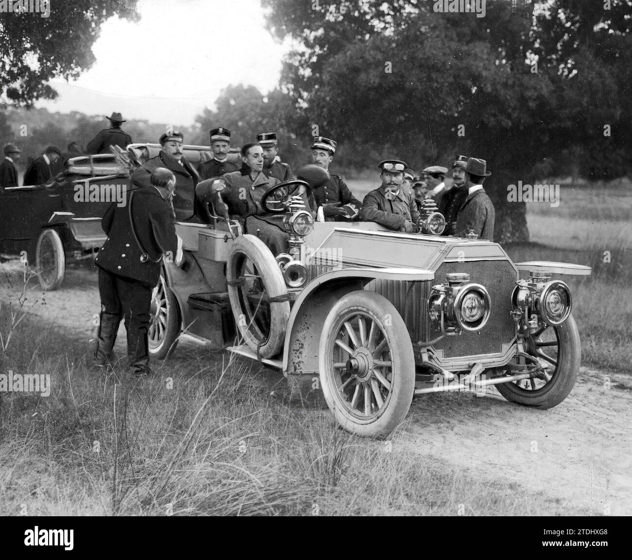 The San Ildefonso Farm (Segovia). 10/03/1906. HM King Alfonso XIII in ...