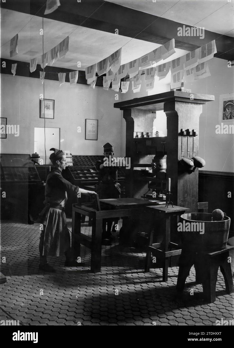 12/18/1929. The Printing Office of the Gutenberg Museum, Mainz. The ...
