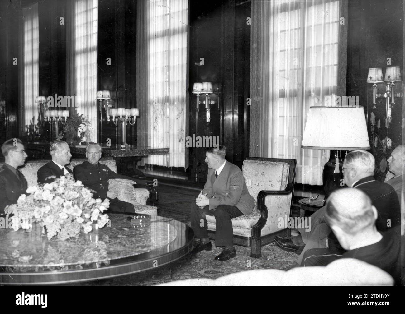 Berlin, 09/17/1940. Hitler talks with Serraño Súñer, then Minister of ...