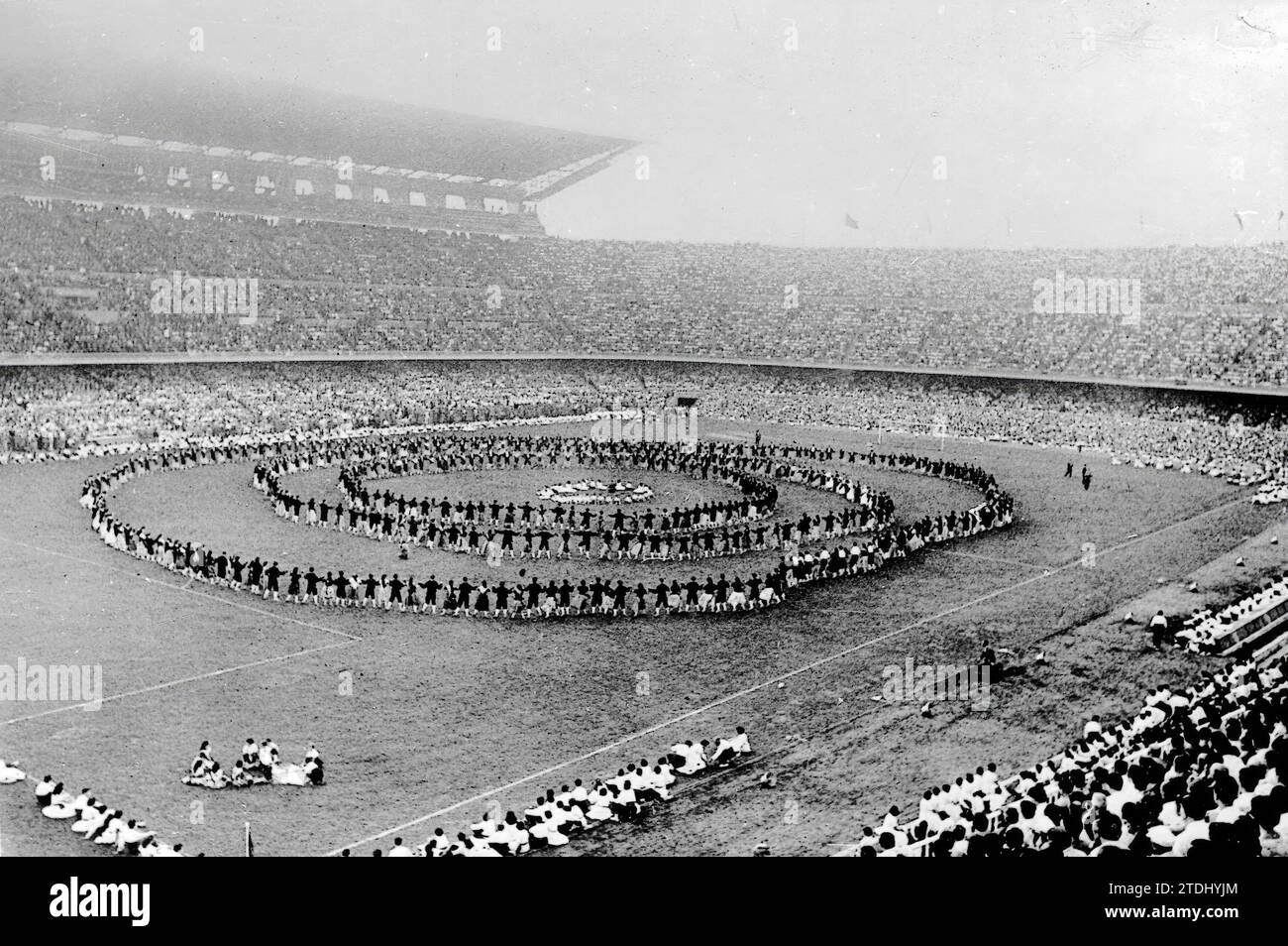 Barcelona, 09/24/1957. Inauguration of the Barcelona Football Club ...