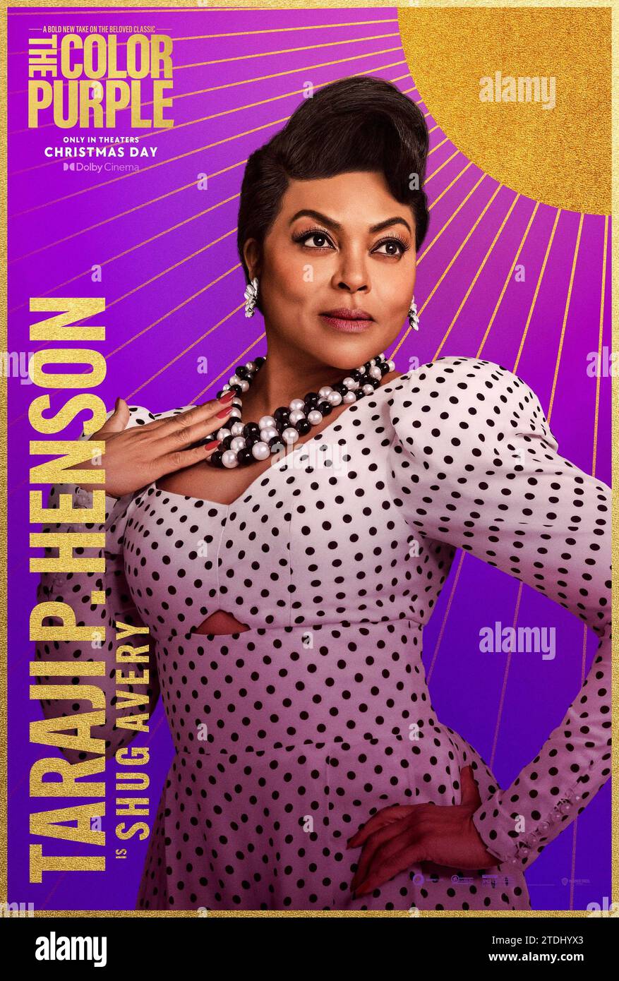 THE COLOR PURPLE, US character poster, Taraji P. Henson, 2023. © Warner ...
