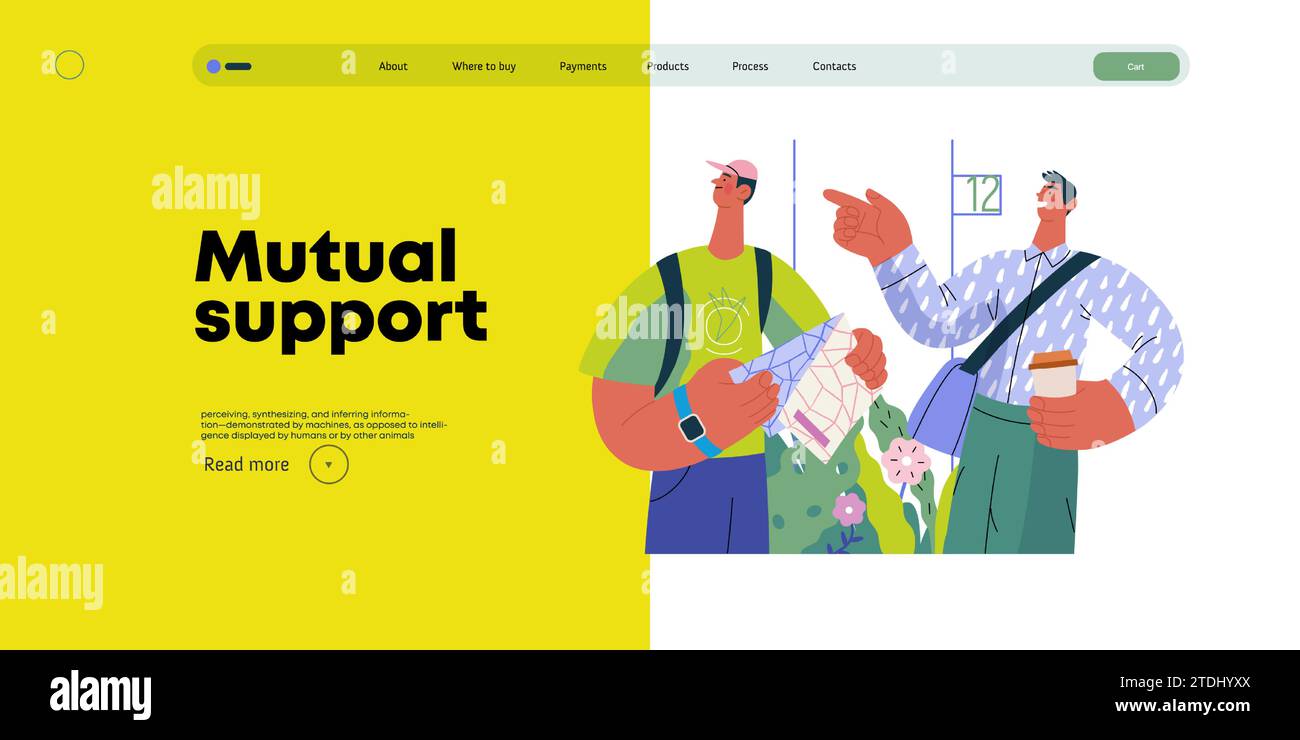 Solidarity compassion metaphor Stock Vector Images - Alamy