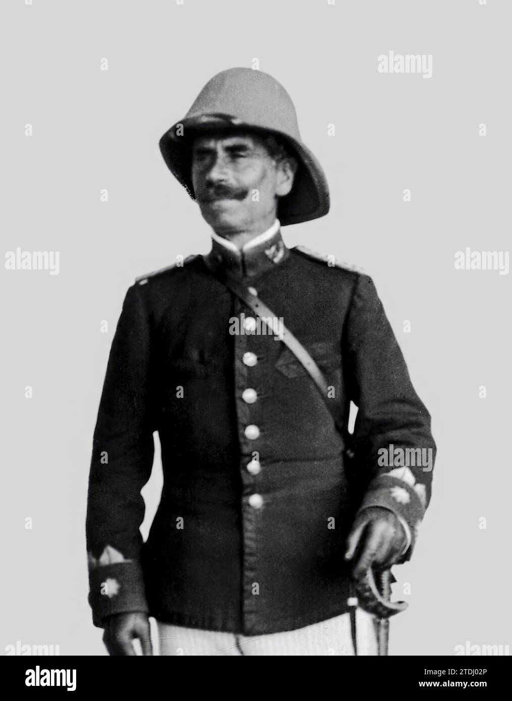 Madrid, 01/22/1910. Enrique López Sanz, lieutenant colonel, head of the ...