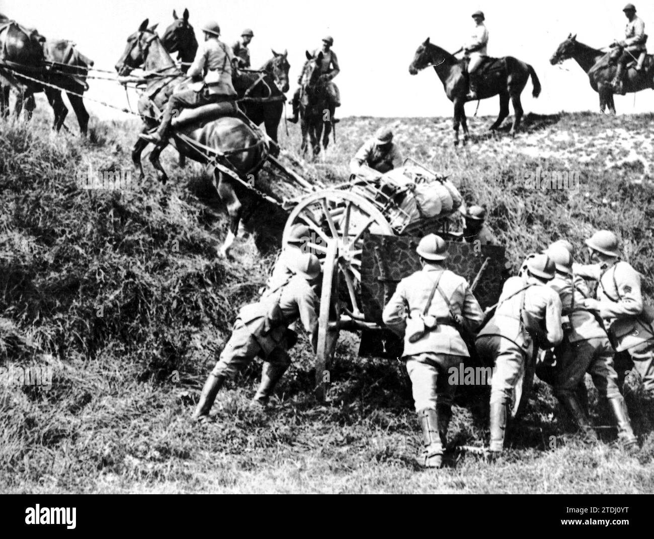 Verdun (France), 02/21/1914. The "inferno of Verdun" began on February ...