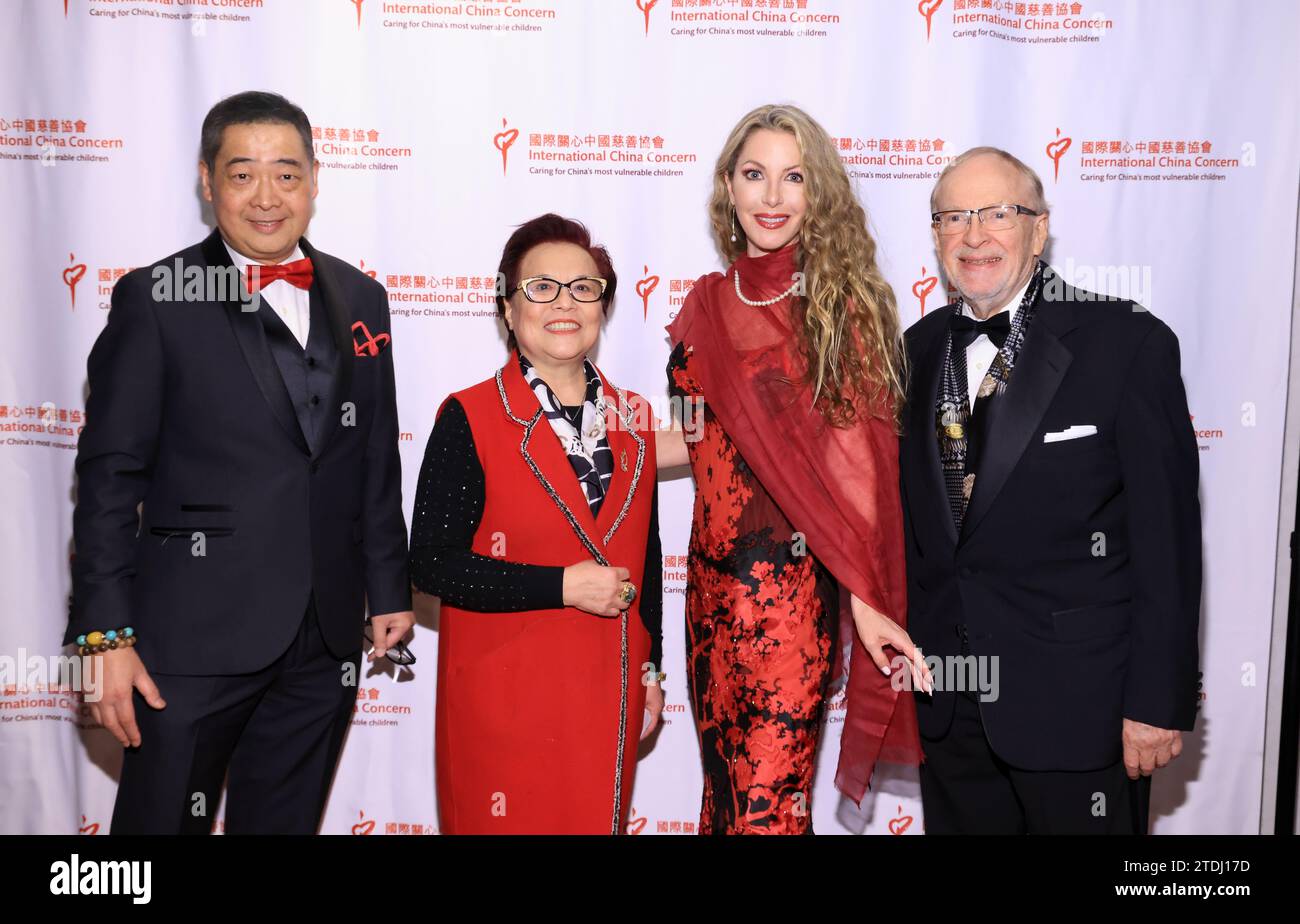 Newport Beach, California, USA. 10th December, 2023. TV host Joey Zhou, Qun Ai, President ...