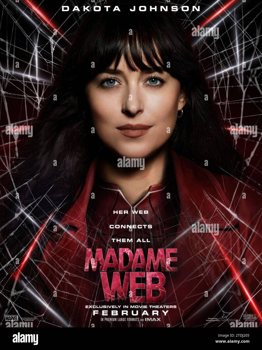 MADAME WEB, US poster, Dakota Johnson as Madame Web, 2024. © Marvel ...