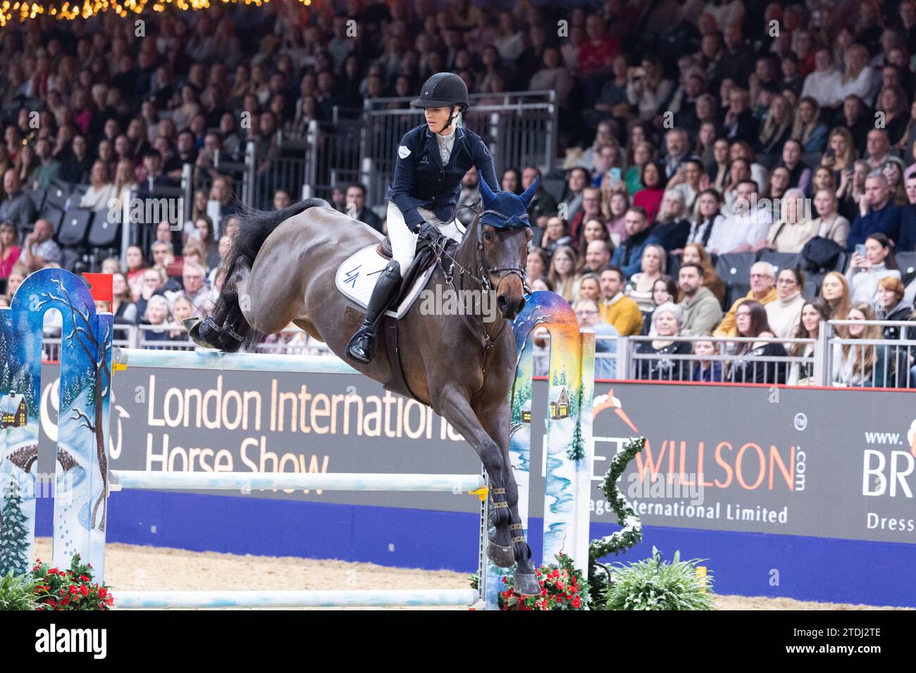 London, UK. 18th Dec, 2023. Lily Attwood of Great Britain with Cor-Leon ...