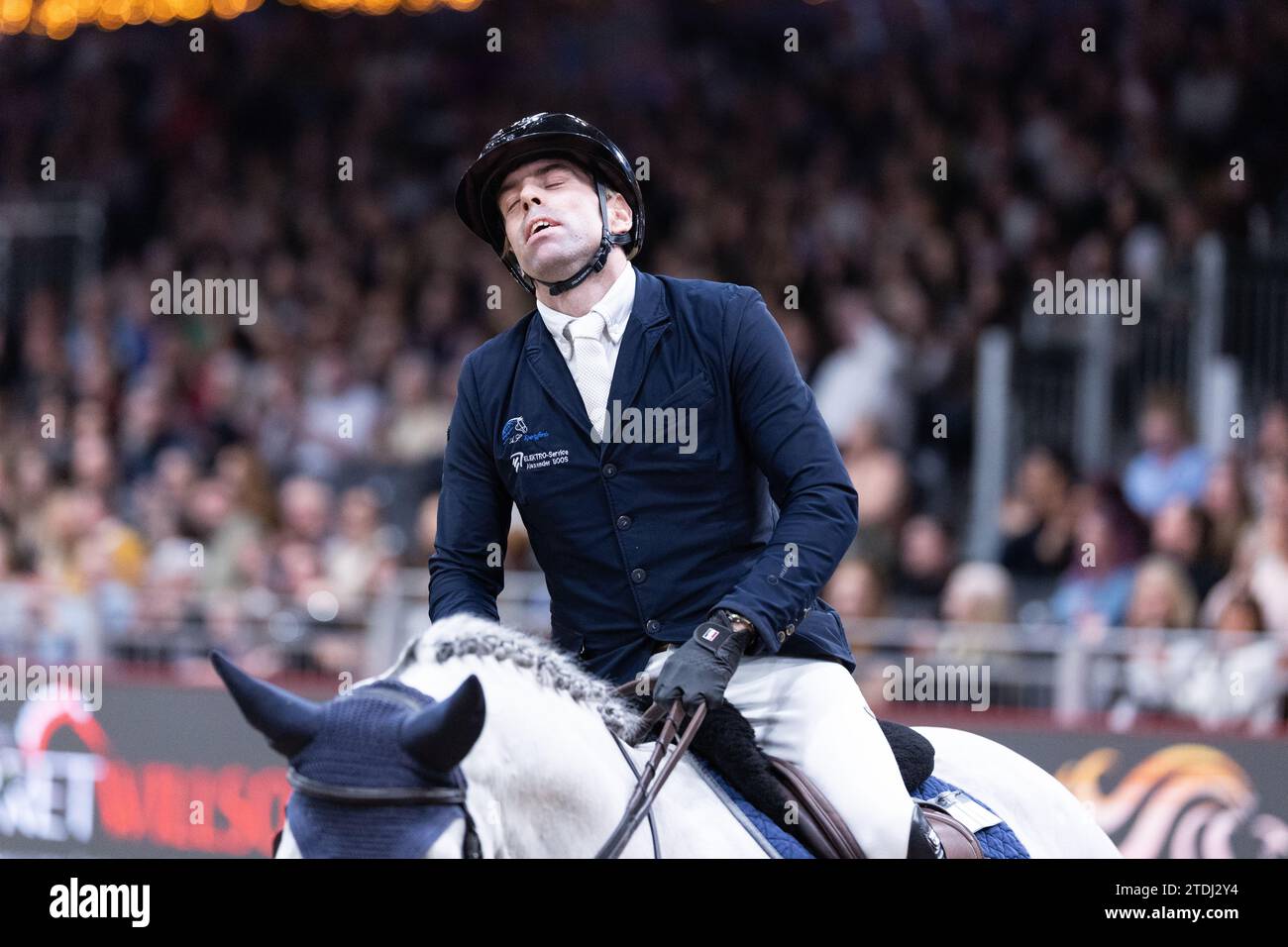 London, UK. 18th Dec, 2023. Adrian Schmid of Switzerland with Chicharito 11 during the London ...