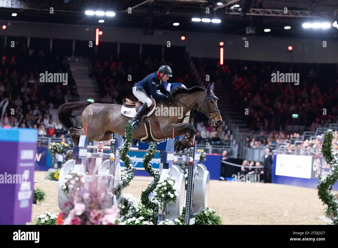 London, UK. 18th Dec, 2023. John Whitaker of Great Britain with Equine ...