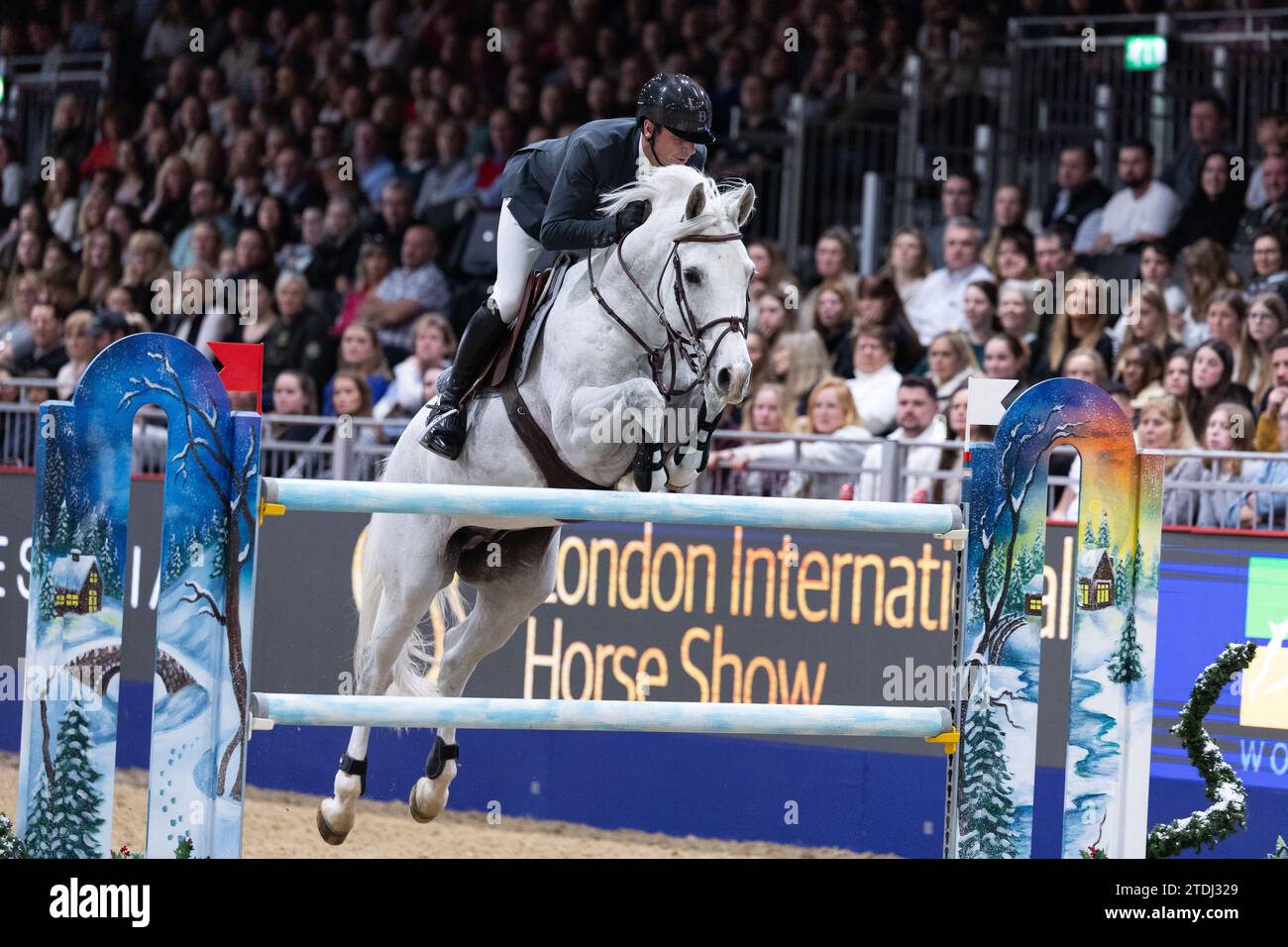 London, UK. 18th Dec, 2023. Julien Epaillard of France with Hoover ...