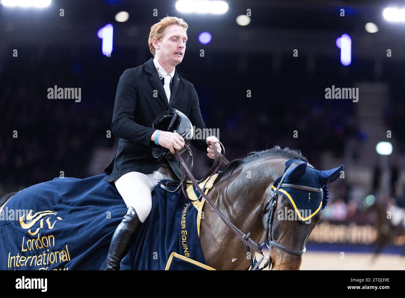 London, UK. 18th Dec, 2023. Daniel Coyle of Ireland with Legacy winner ...