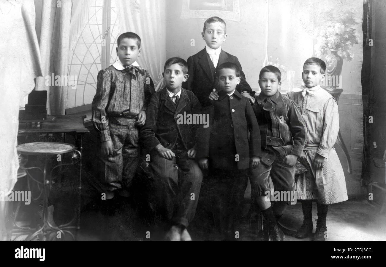 06/01/1911. Poor Children from Different Provinces of Spain Who Have ...