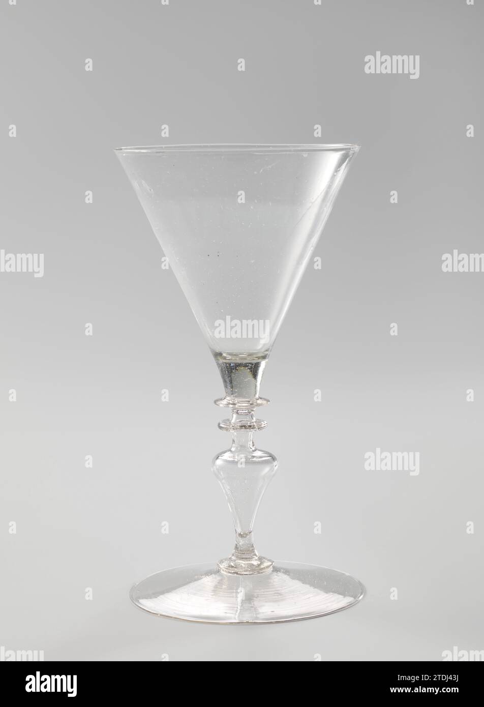 Chalice glass with funnel -shaped chalice, anonymous, c. 1550 - c. 1600 ...