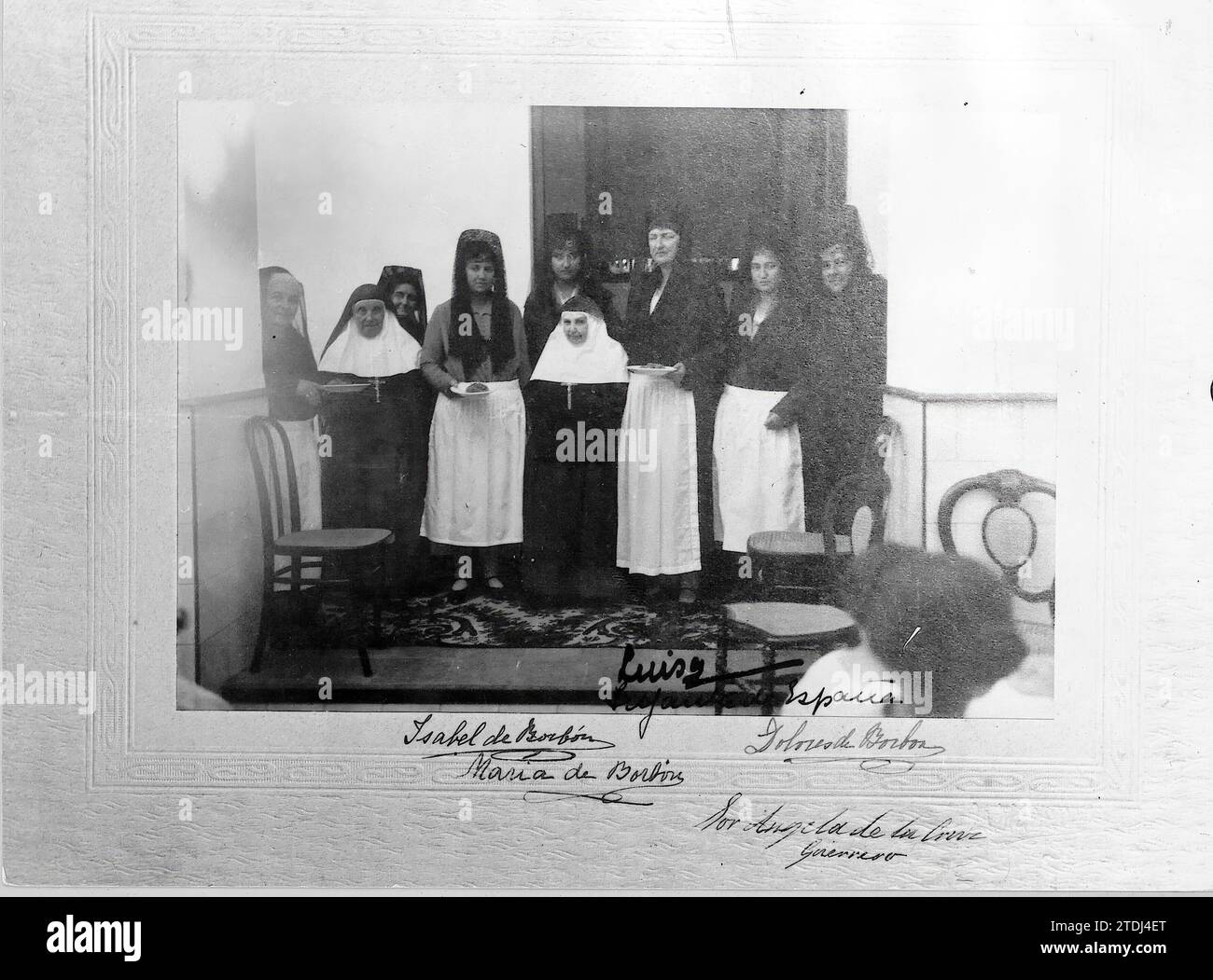 12/31/1929. Sister Angela with the Granddaughter of Infanta Maria Luisa ...