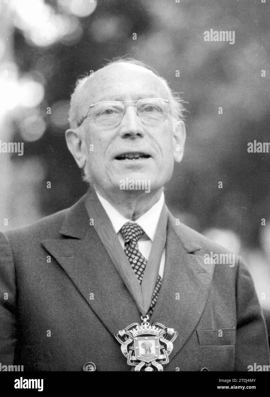 Enrique Tender Galván. Mayor of Madrid between April 1979 and his death ...