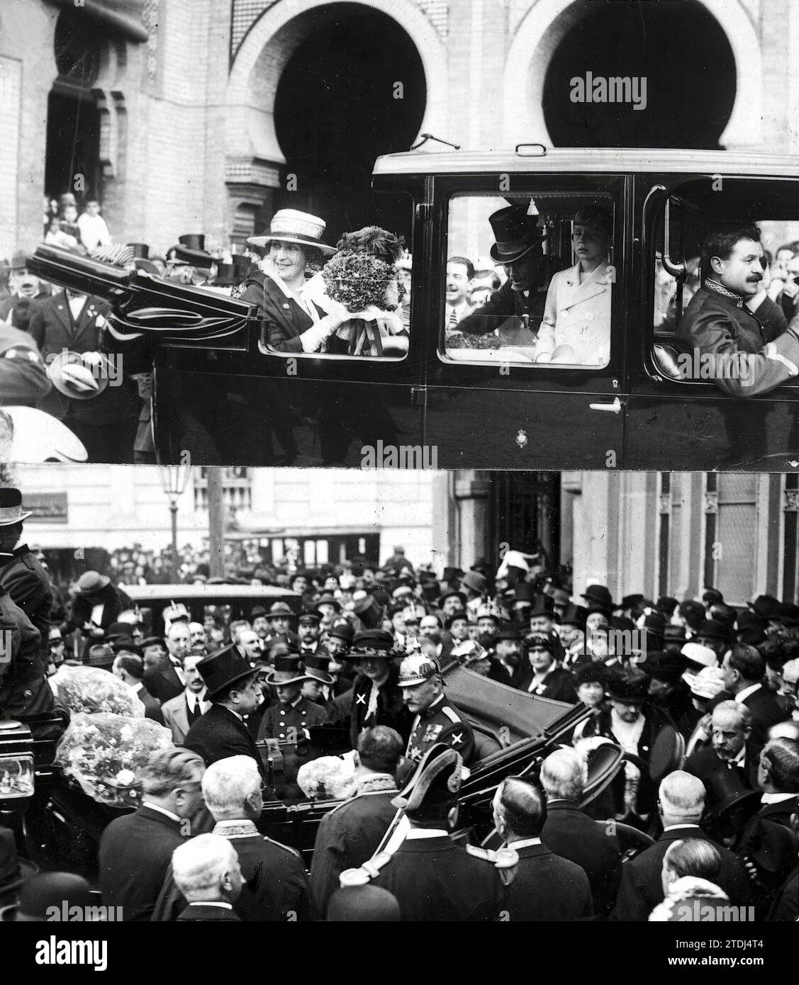 04/19/1920. Travel of the Royal family. 1.- Arrival in Seville of HM ...