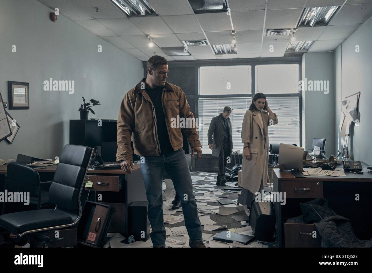 REACHER, from left: Alan Ritchson, Shaun Sipos, Serinda Swan, (Season 2 ...