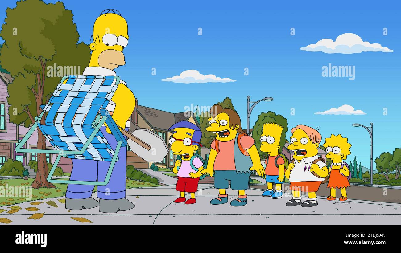 THE SIMPSONS, from left: Homer Simpson (voice: Dan Castellaneta ...