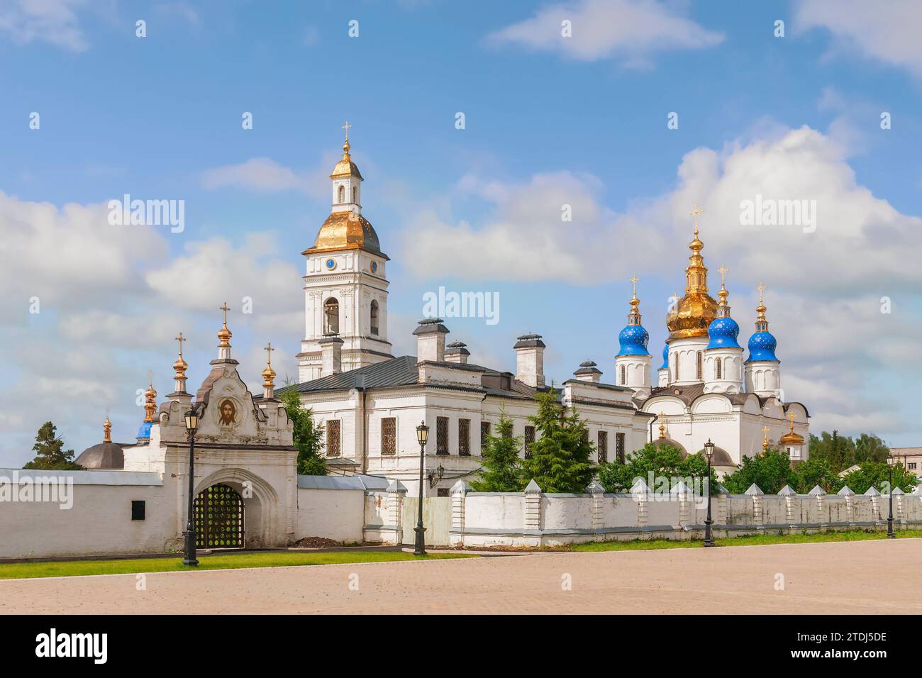 Tobolsk. Tyumen oblast. Russia, July 06, 2010 - View of St. Sophia ...