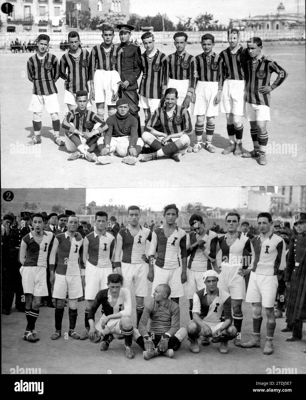 04/22/1920. Madrid. Military Soccer Championship. Quartermaster Team.1 ...