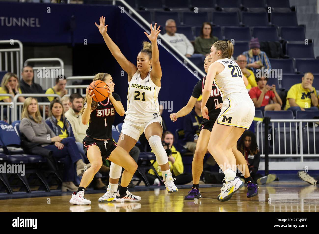 ANN ARBOR, MI - NOVEMBER 29: Michigan Wolverines forward Taylor Woodson ...