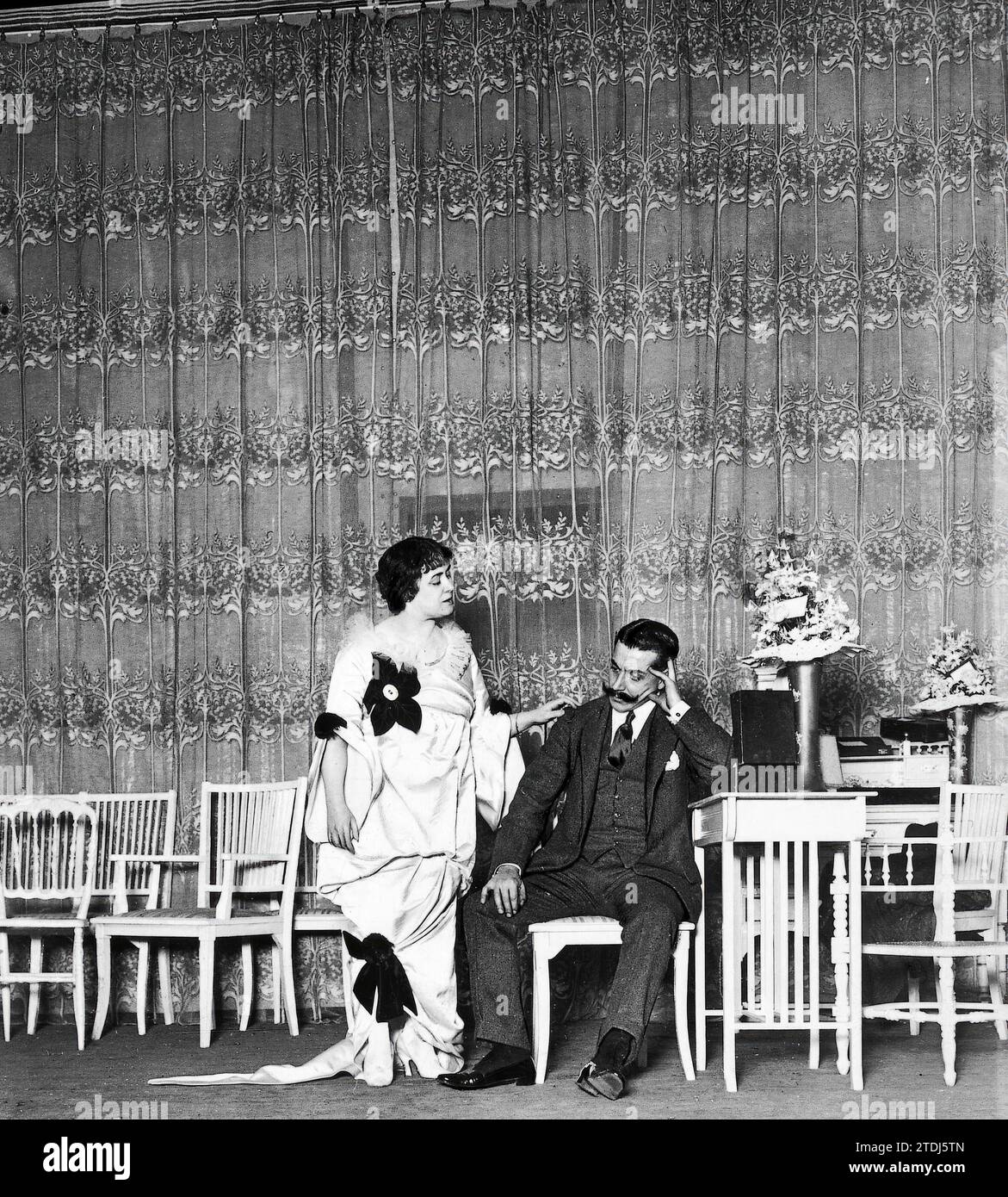 03/31/1913. In the Spanish. Matilde Moreno and Pepe Calle, in a scene ...