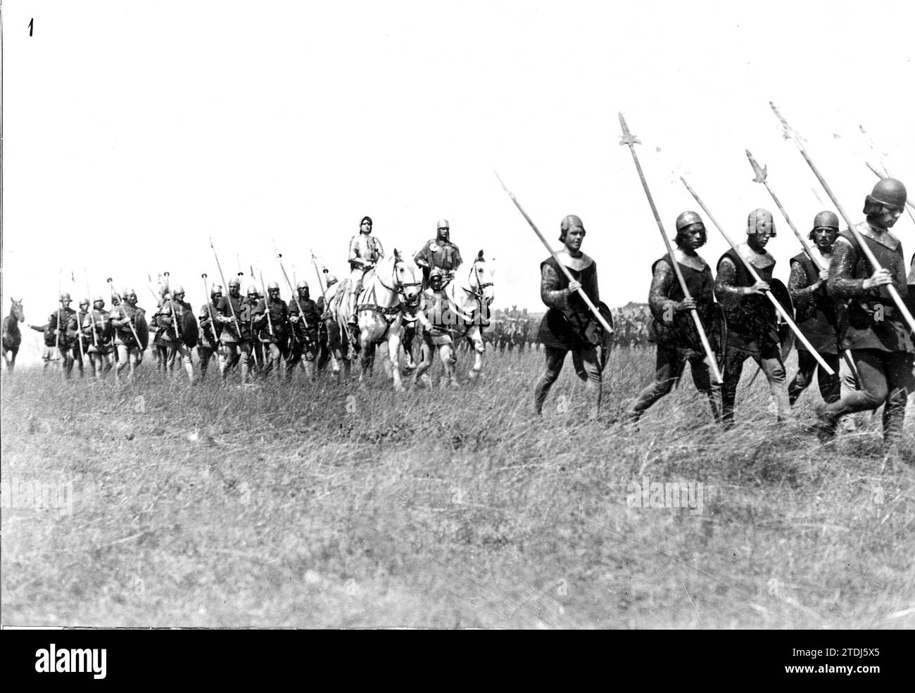 12/31/1934. The centenary of Joan of Arc. Photo: L. Marin. Credit ...