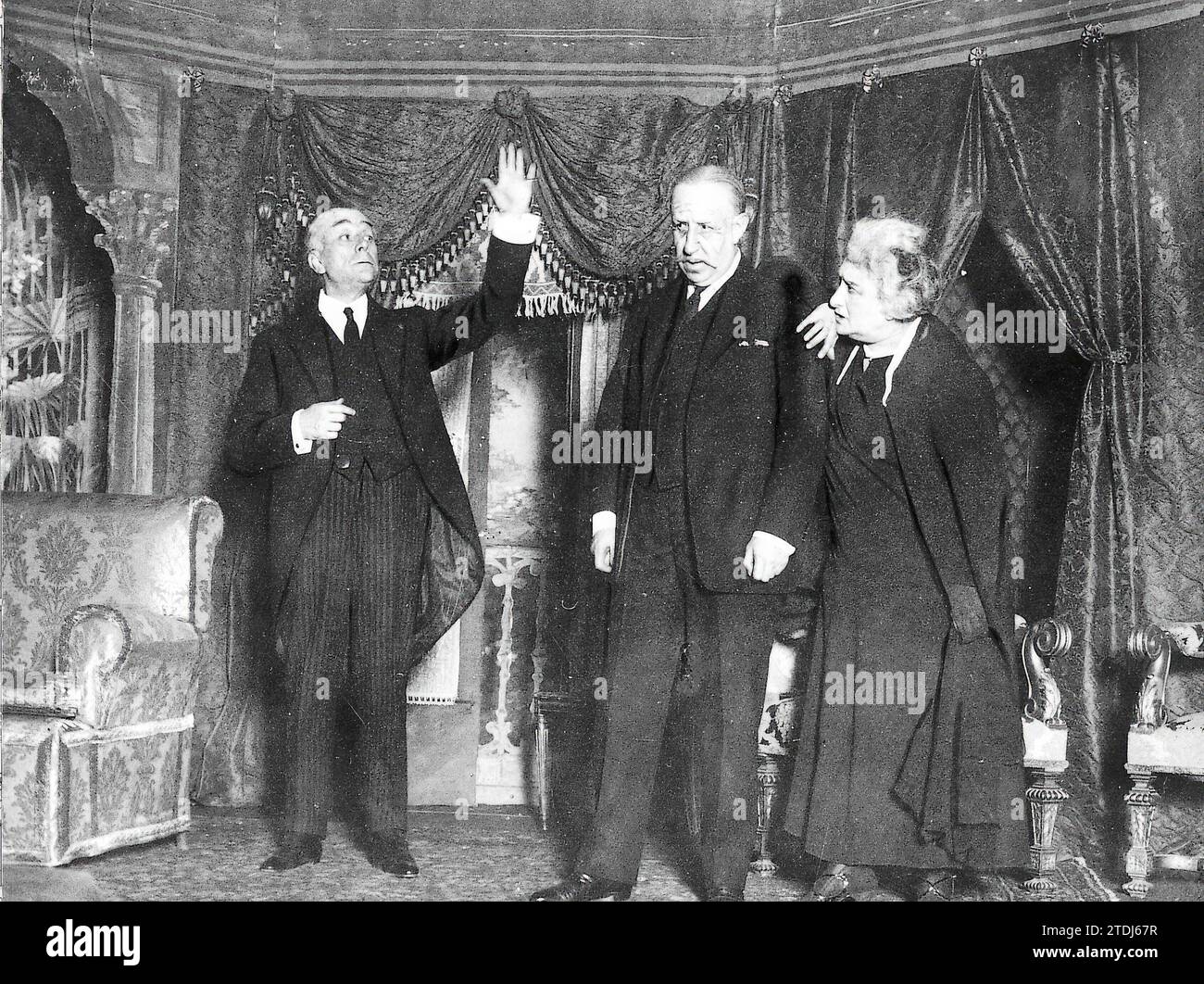 01/18/1926. Madrid. In the Princess theater. A scene from the new Work ...
