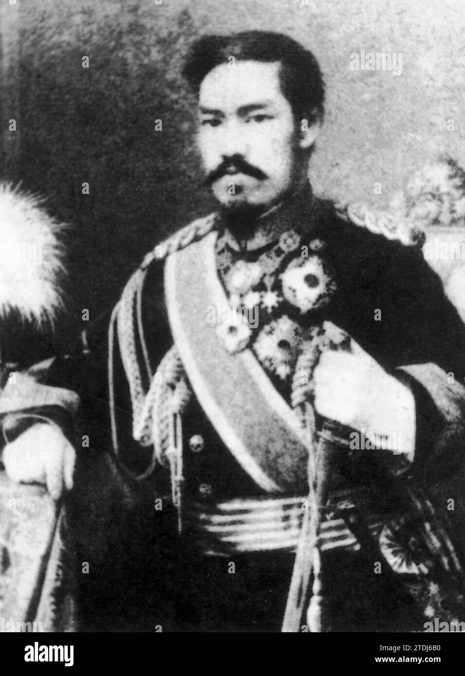 1880 (ca.). Mutsuhito, emperor of Japan during the Meiji era. Credit ...