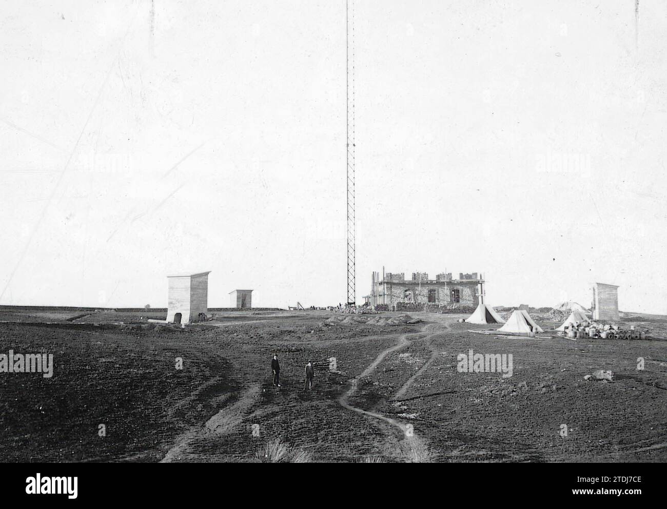 05/31/1911. Spanish action in Ceuta. Radiotelegraphic Station, whose ...