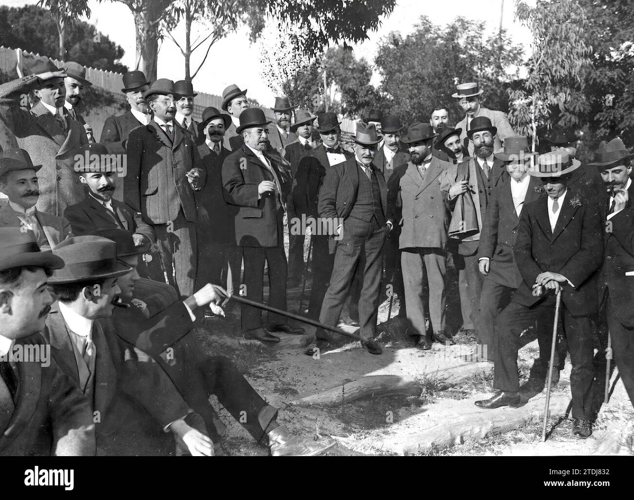 10/18/1910. Tribute To an Eminent Artist. Attendants at the banquet ...