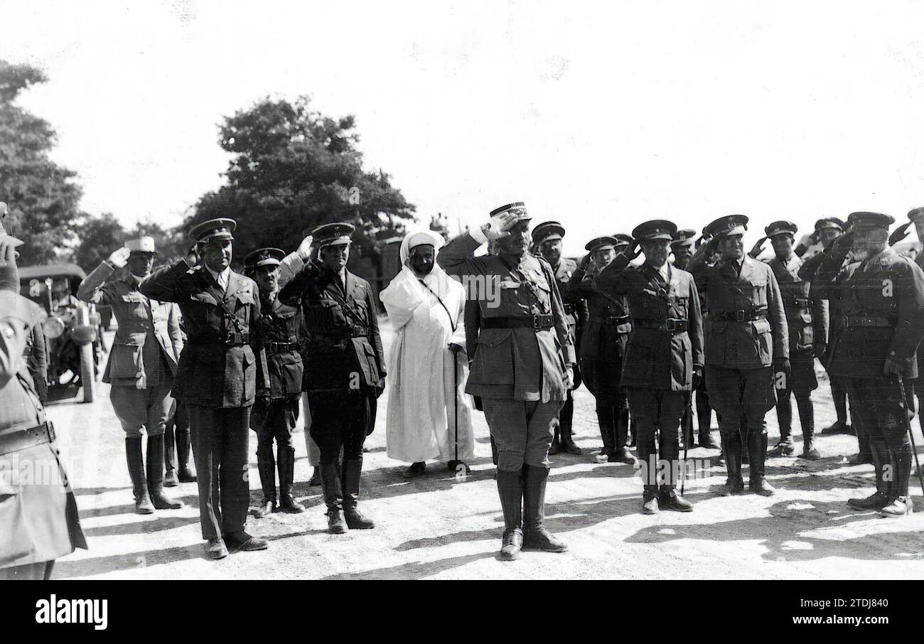 06/30/1926. Larache. The Franco-Spanish fraternity. - French General ...