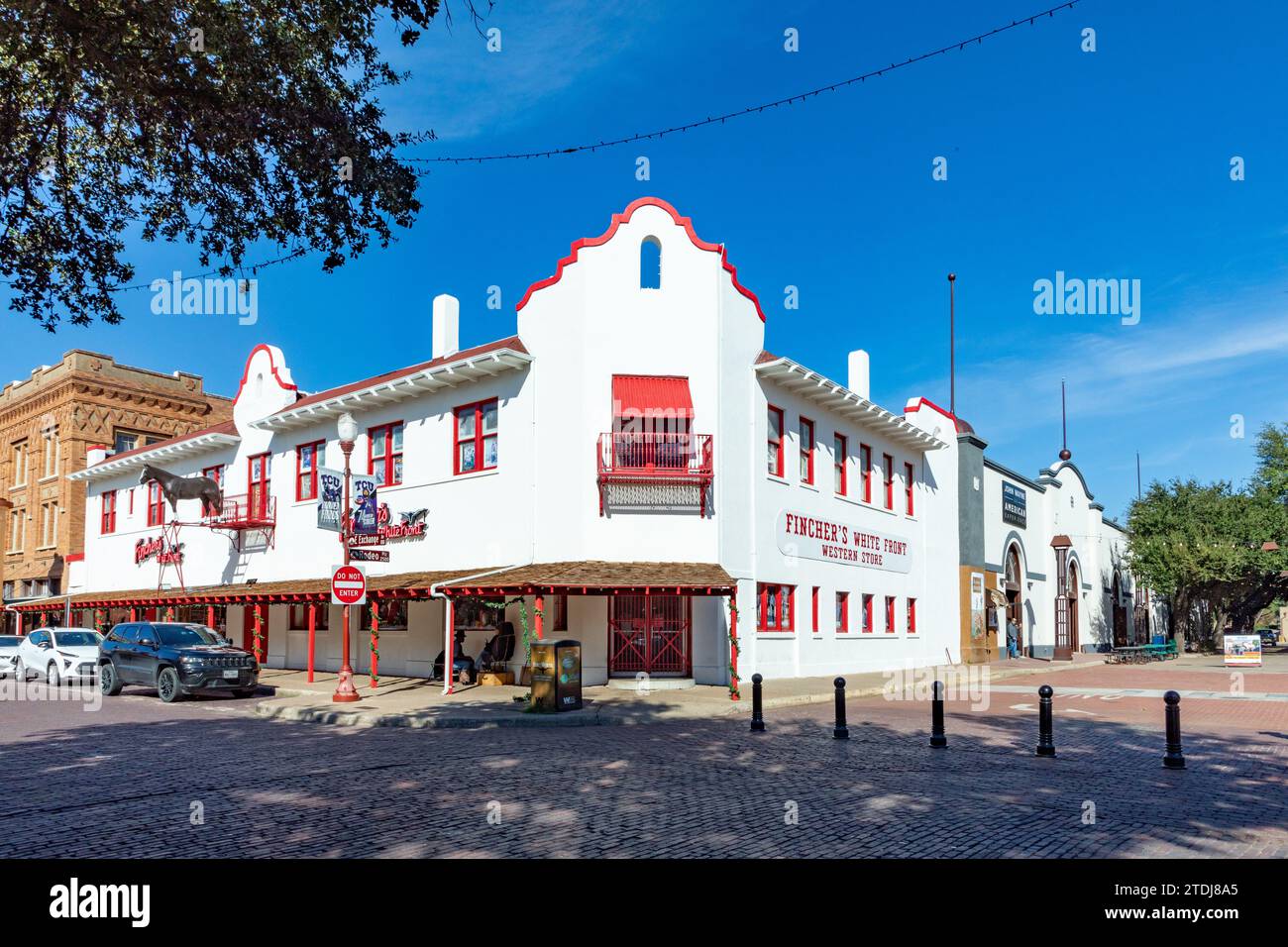 Fort Worth, Texas - November 5, 2023: old historic building located in ...
