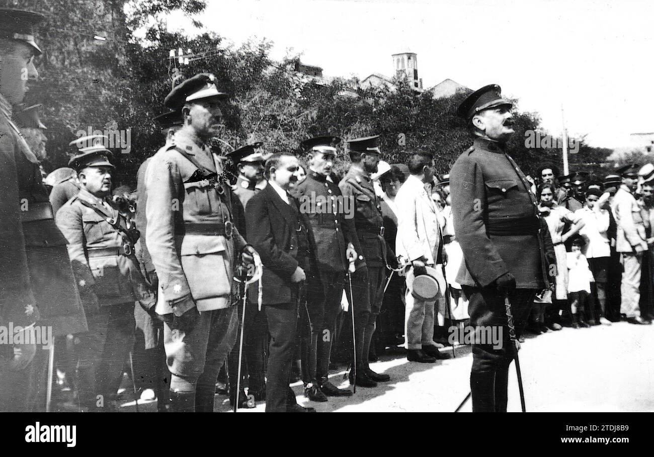 09/17/1923. Alcala de Henares - General Molina (X) Addressing the ...