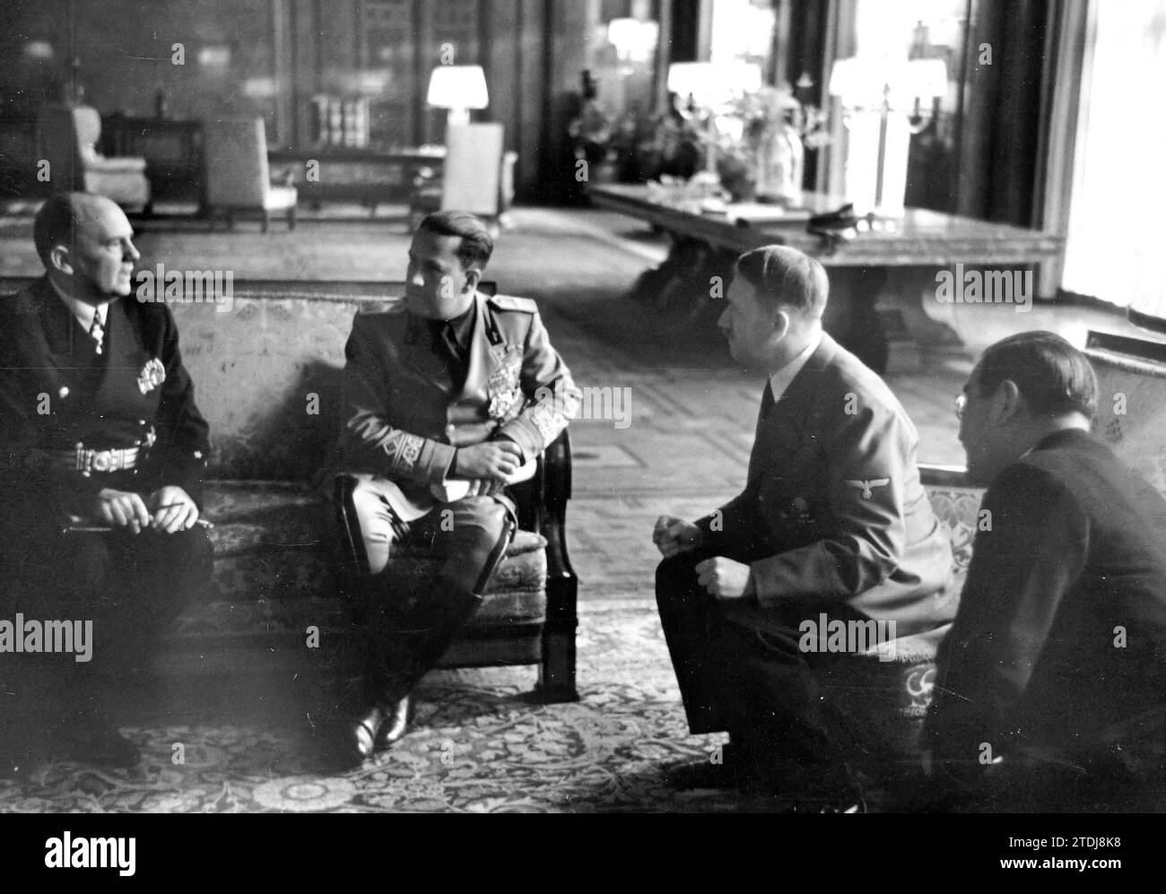 06/27/1940. Berlin. Hitler in his office after the signing of the ...