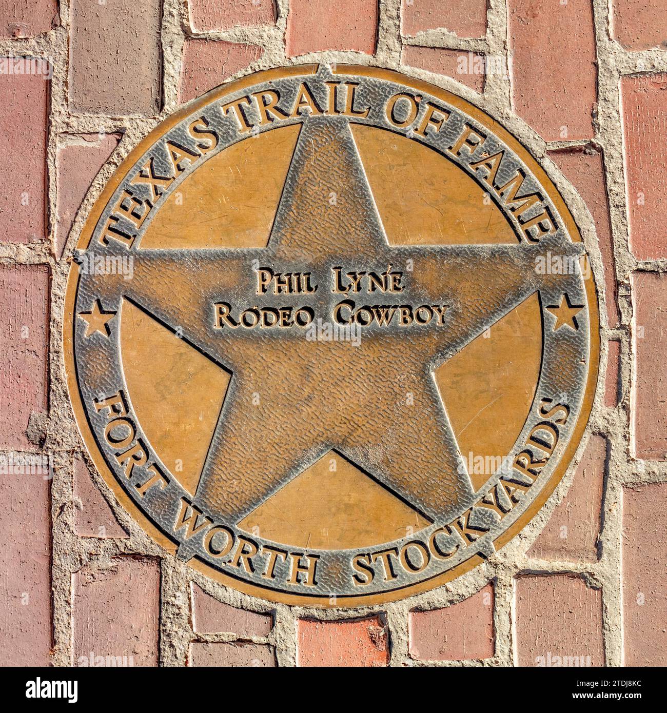 Fort Worth, Texas - November 4, 2023: texas trail of fame honors Phil ...