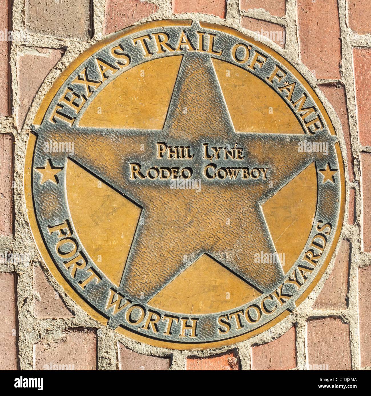 Fort Worth, Texas - November 4, 2023: texas trail of fame honors Phil ...