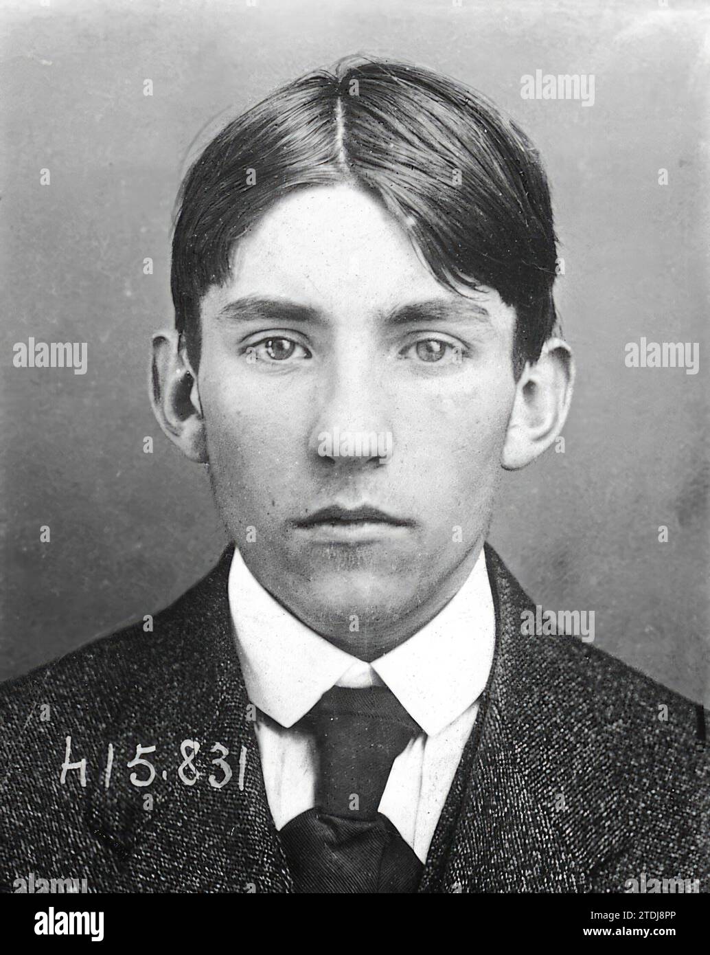 12/31/1912. The "Apaches" Guillotined in Paris. Soudy. Photo M. role ...