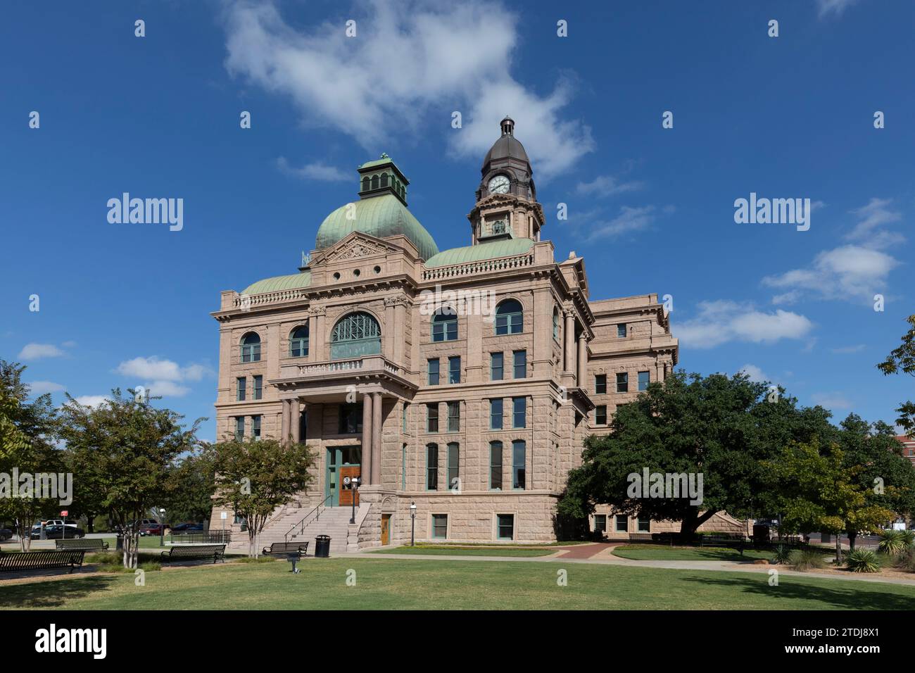 Fort Worth, Texas - November 4, 2023: The Tarrant County Courthouse in ...