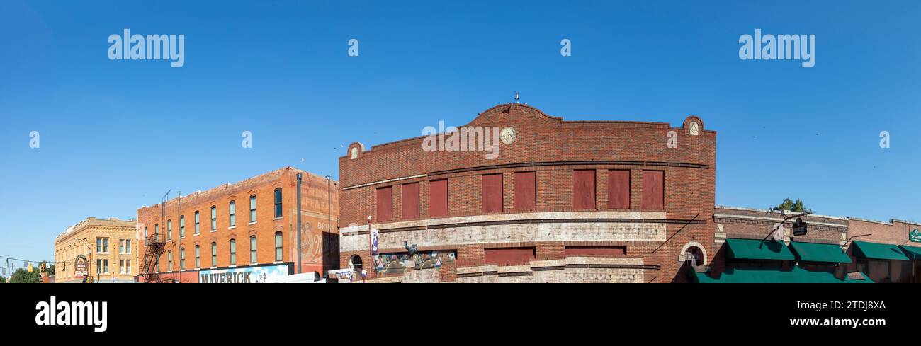 Fort Worth, Texas - November 4, 2023: old brick buildings in Fort Worth ...