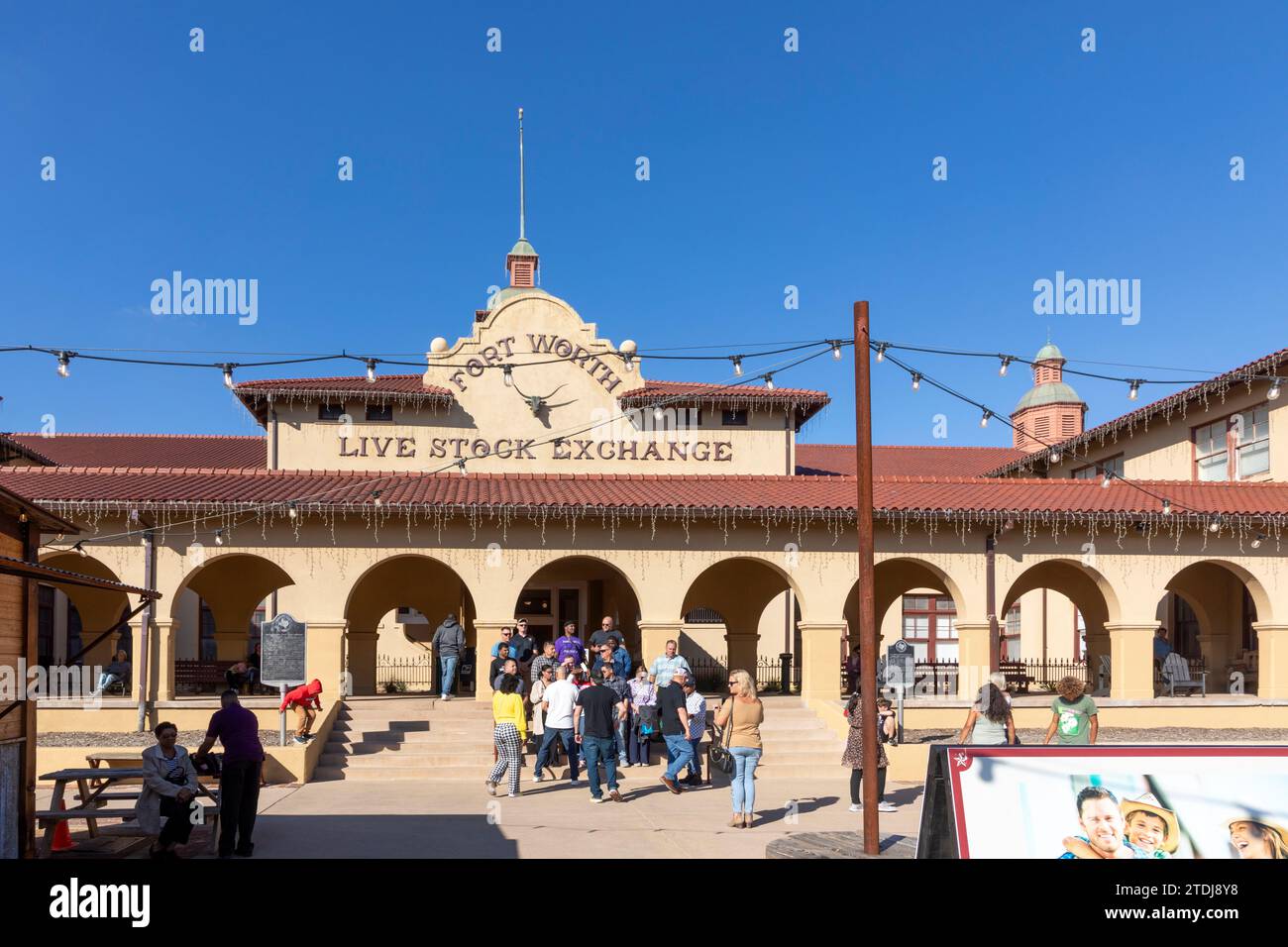 Fort Worth, Texas - November 4, 2023: The Live Stock Exchange building ...