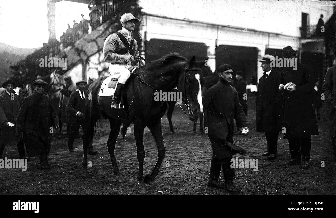 03/01/1921. Saint Sebastian. At the Hippodrome. The "Brabant" Horse, of ...