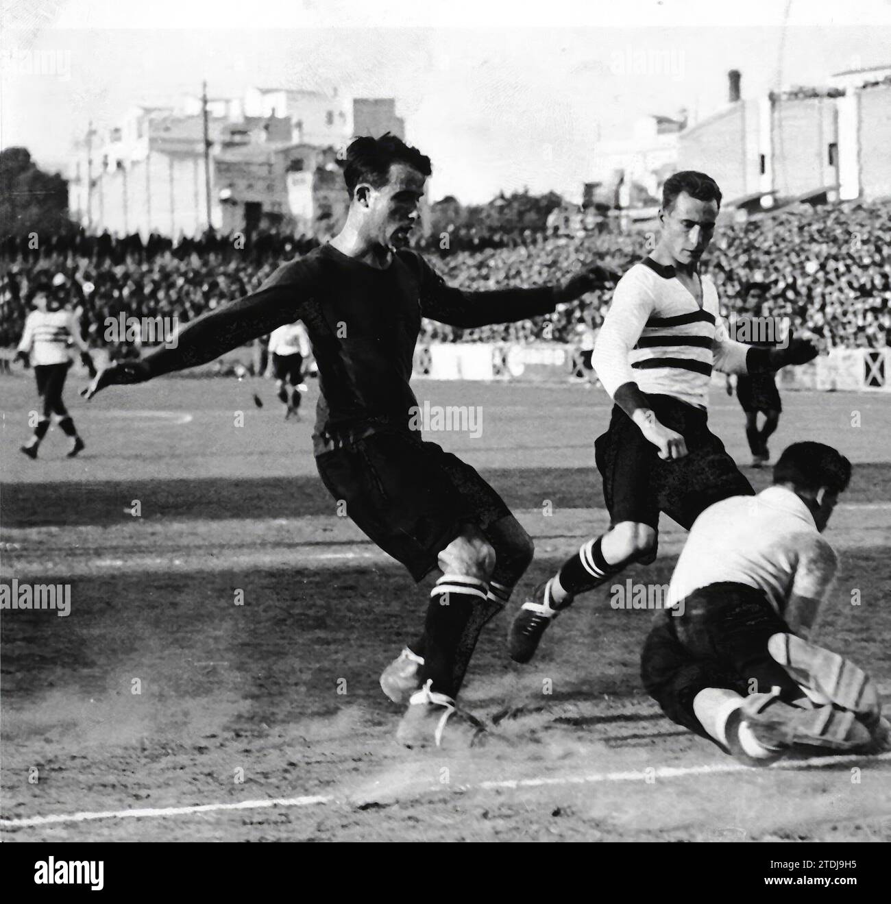 09/30/1926. Barcelona. Football Championship. The Sans-Barcelona match ...