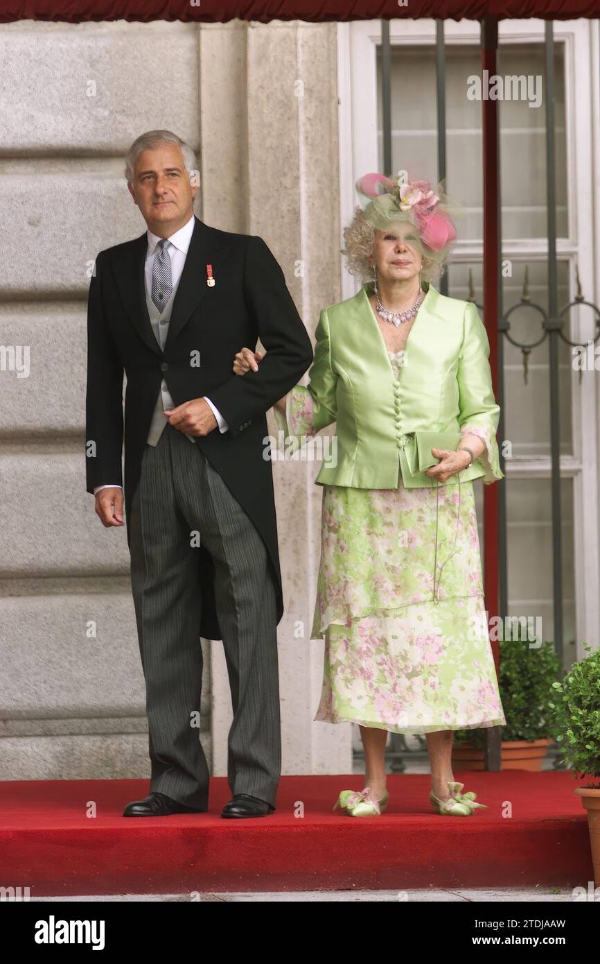 Madrid. 22.5.2004. Wedding of Prince Felipe with Mrs. Letizia Ortiz. Photo: Julian de Domingo ...
