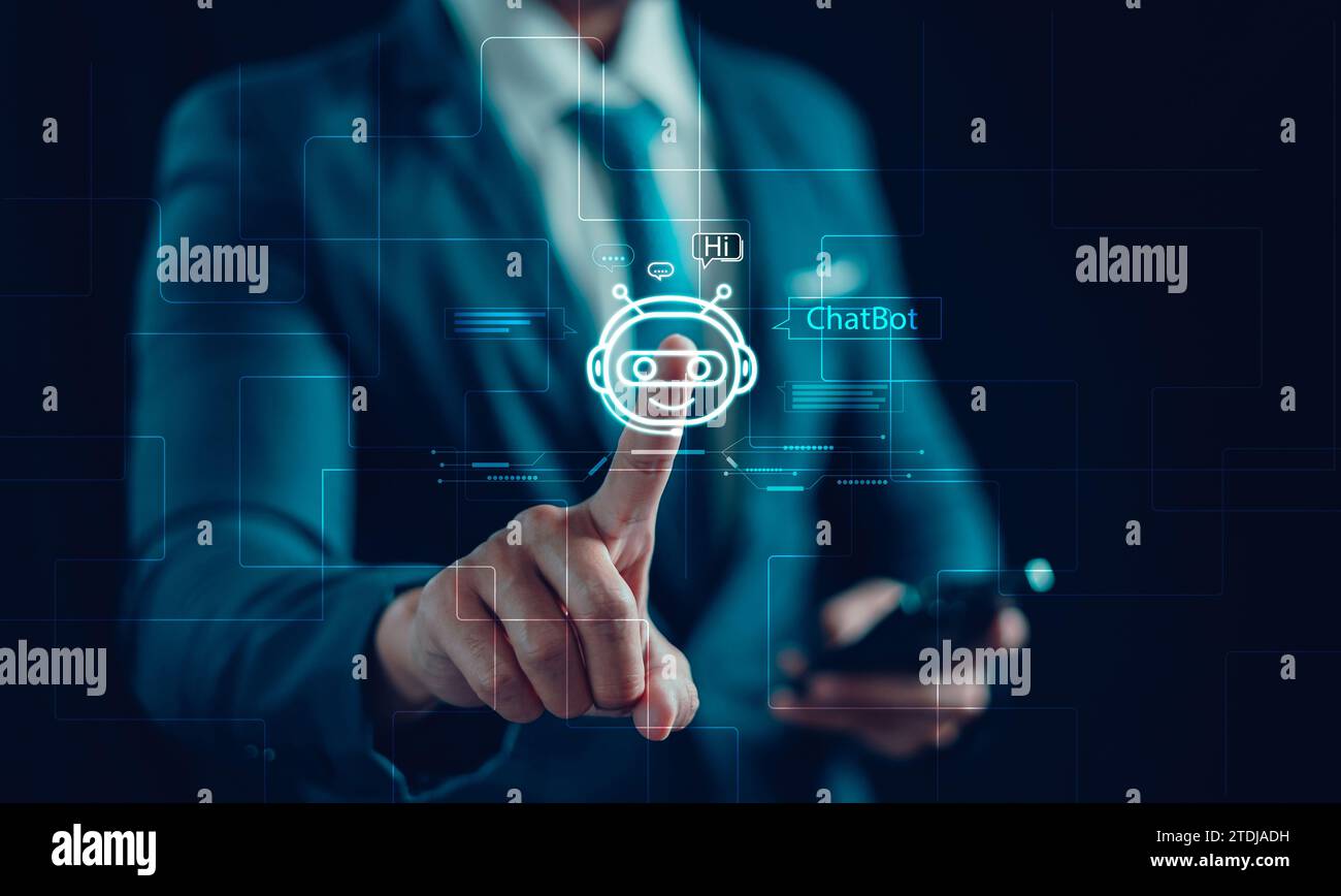 Chat AI concept, Artificial Intelligence, Chatbot, Business use ...