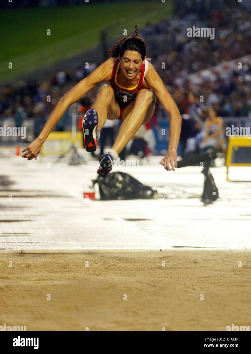 Madrid, September 20, 2002. Athletics World Cup Madrid 2002. Carlota ...