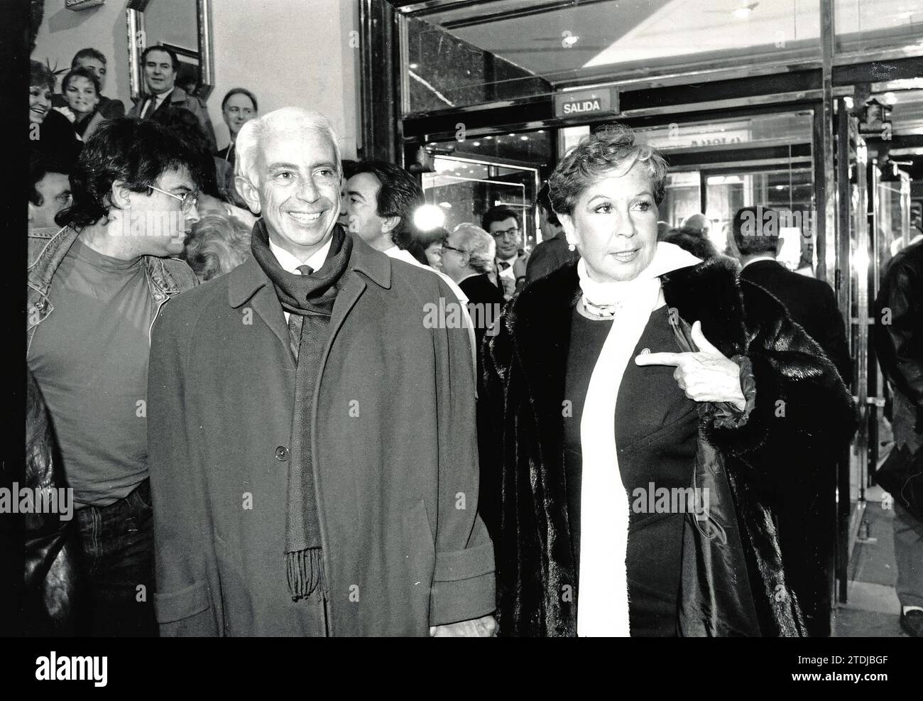 Madrid, 03/12/1991. Silver anniversary of the «Anthology of Zarzuela ...